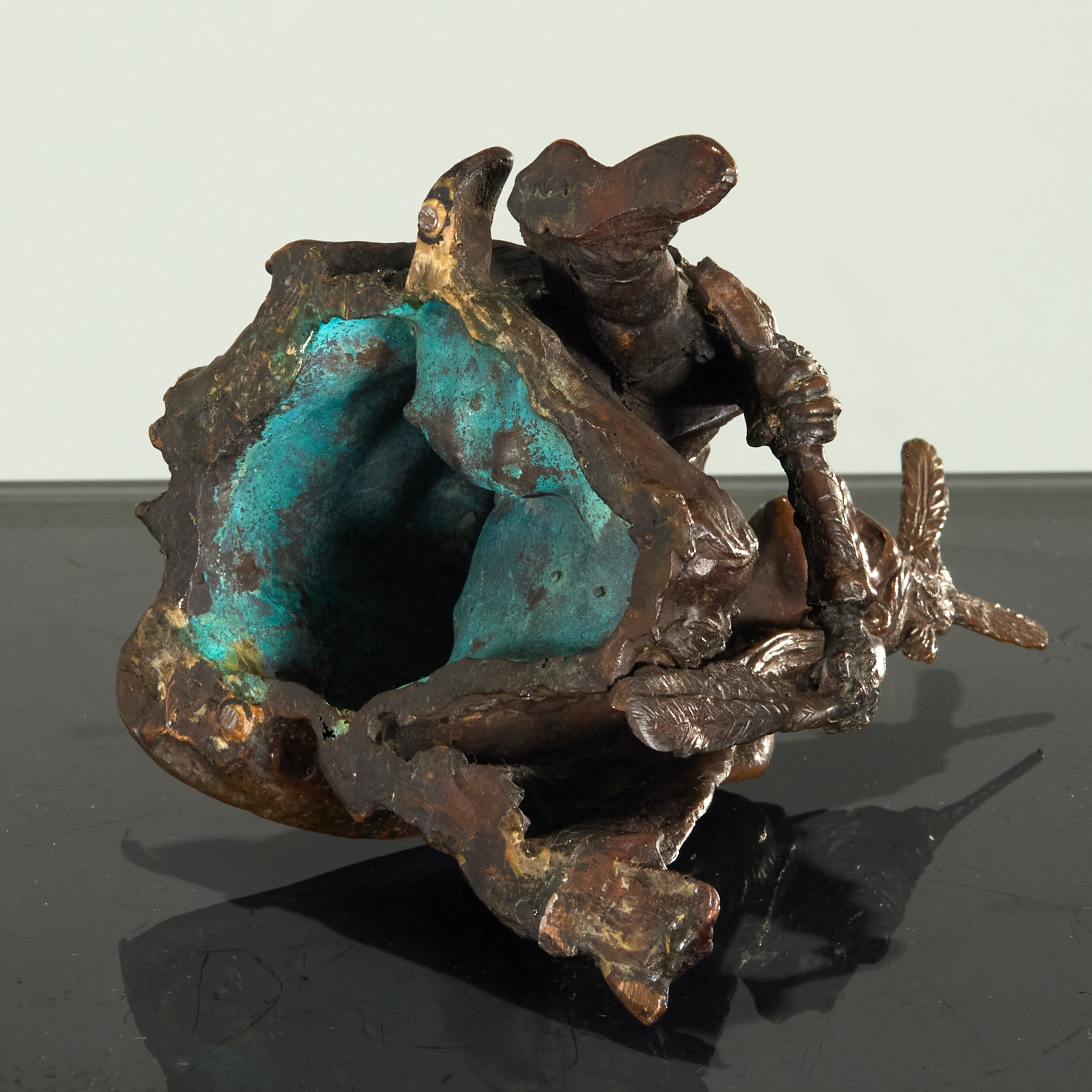 Carl Kauba | Seated Indigenous American wrapped in blanket | MutualArt