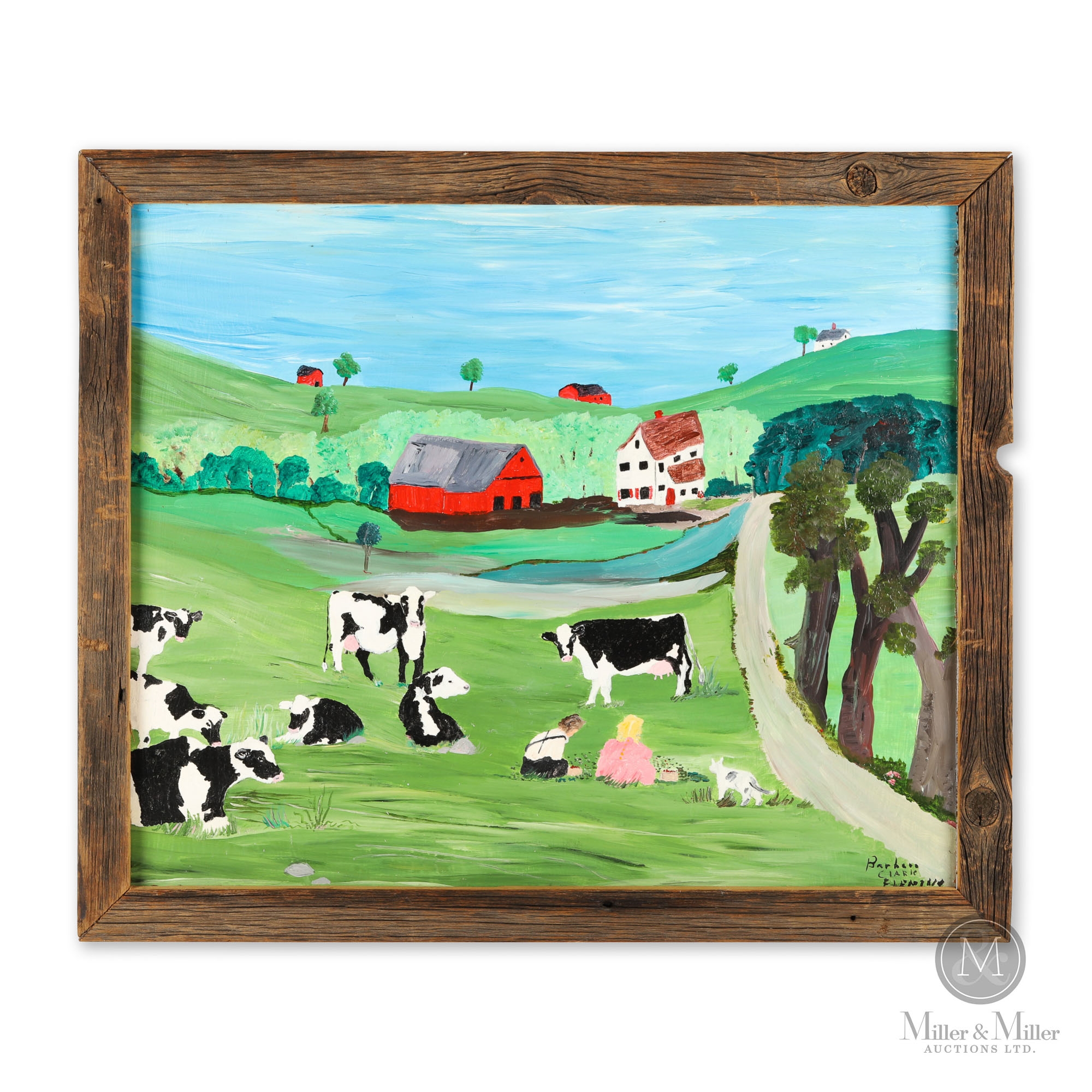 Barbara Clark-Fleming | Cows And Girls | MutualArt