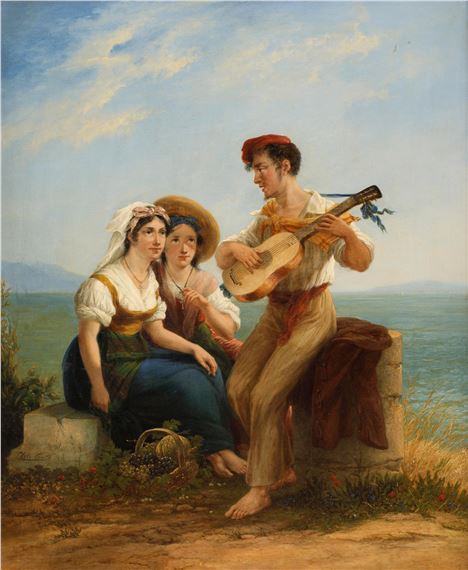 Tito Conti | Italian serenade (1874) | MutualArt