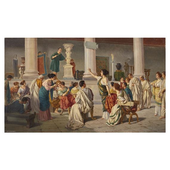 Pietro Gabrini | AUCTION IN ANCIENT ROME | MutualArt