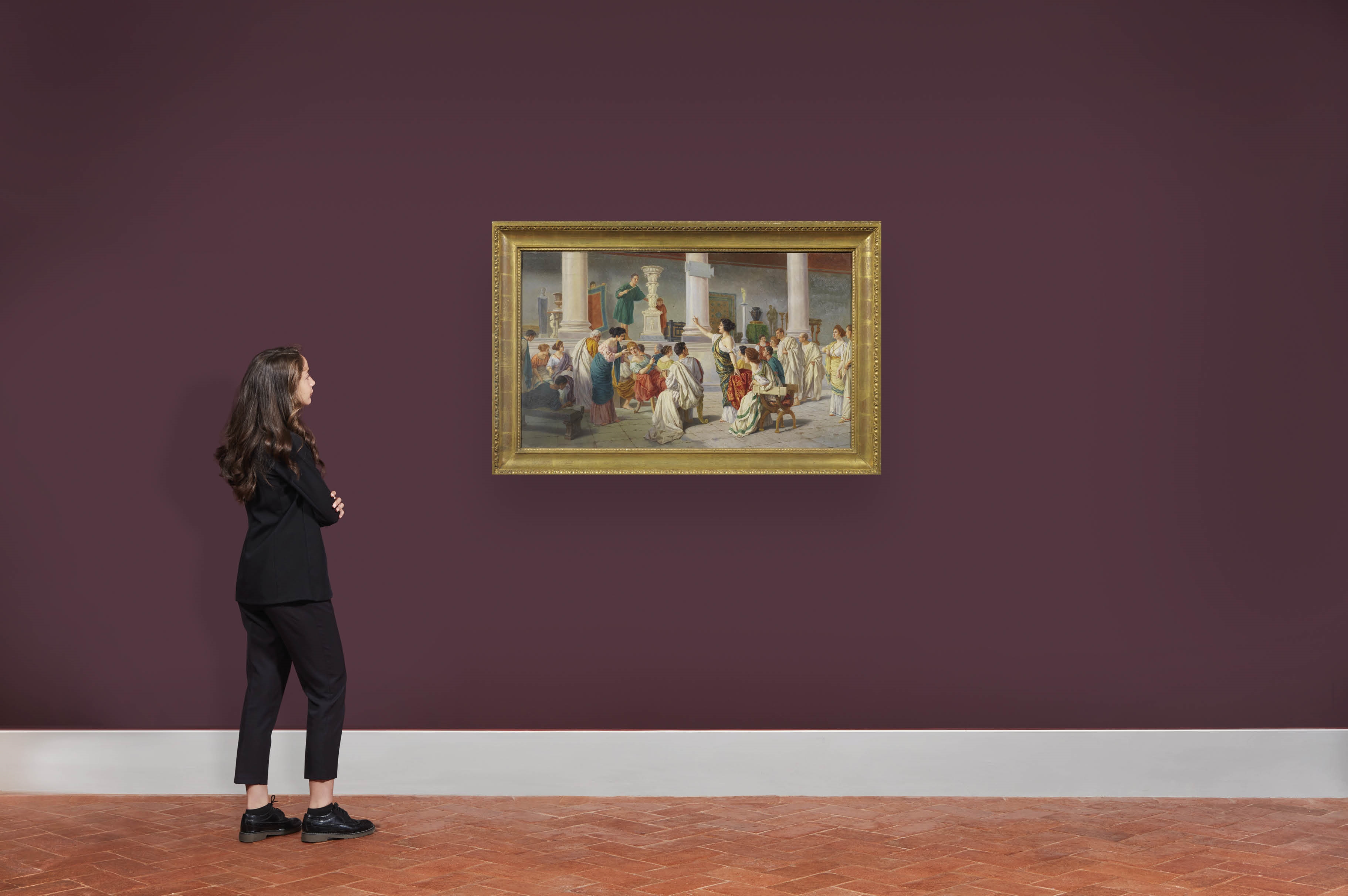 Pietro Gabrini | AUCTION IN ANCIENT ROME | MutualArt