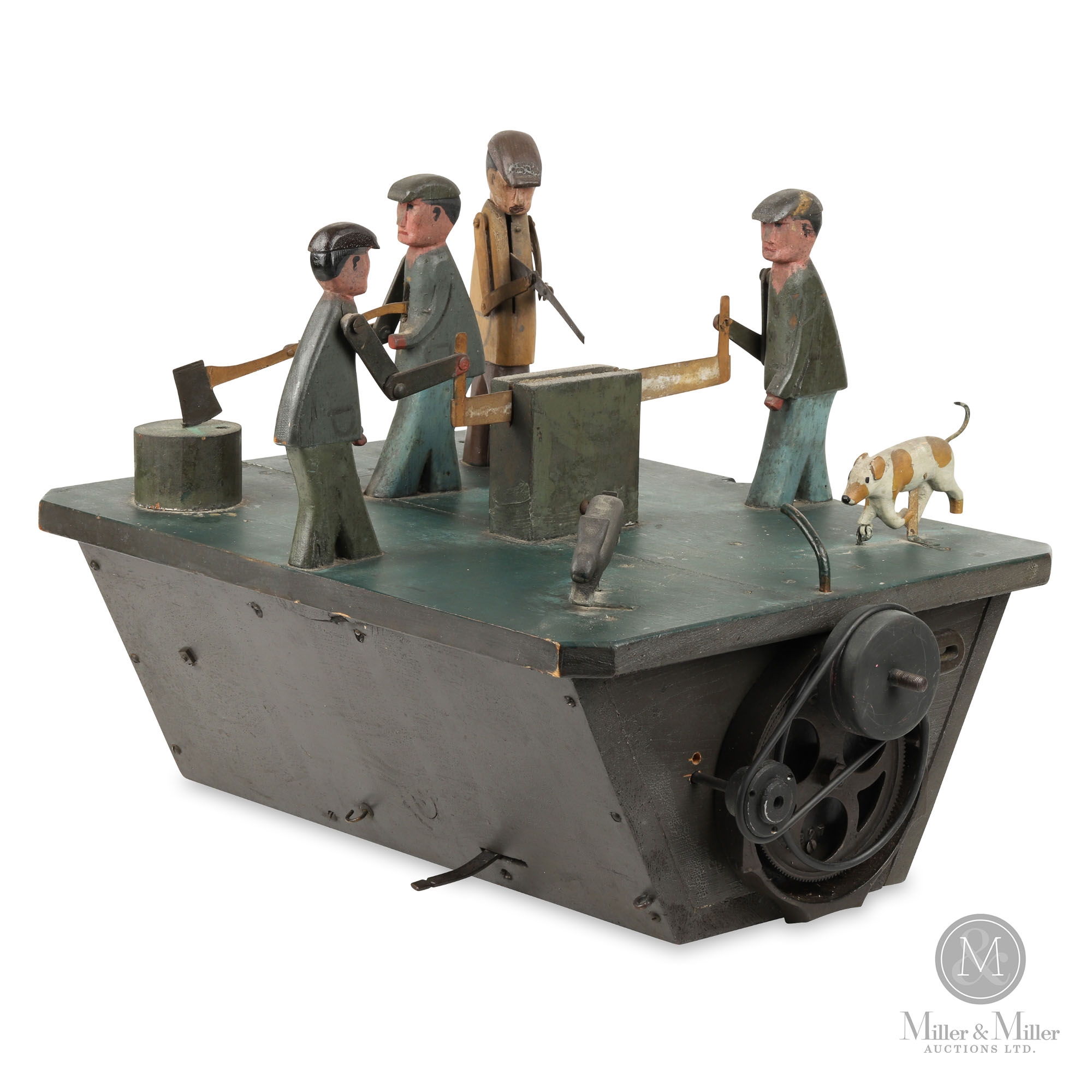 American School, 20th Century | Men At Work Multi-Action Automaton ...