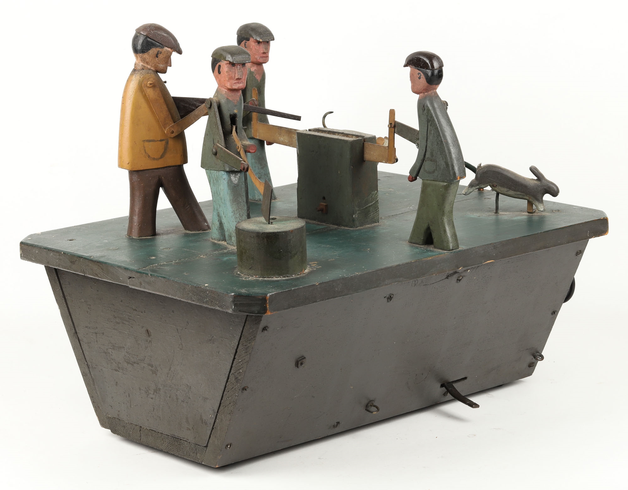 American School, 20th Century | Men At Work Multi-Action Automaton ...