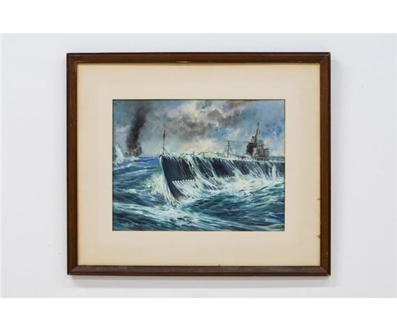 E.george Roland | WWII submarine. | MutualArt