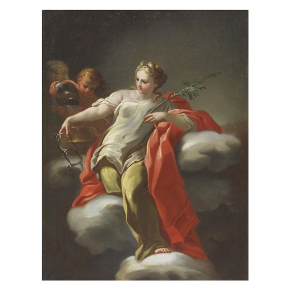 Neapolitan School, 18th Century | ALLEGORY OF TEMPERANCE | MutualArt
