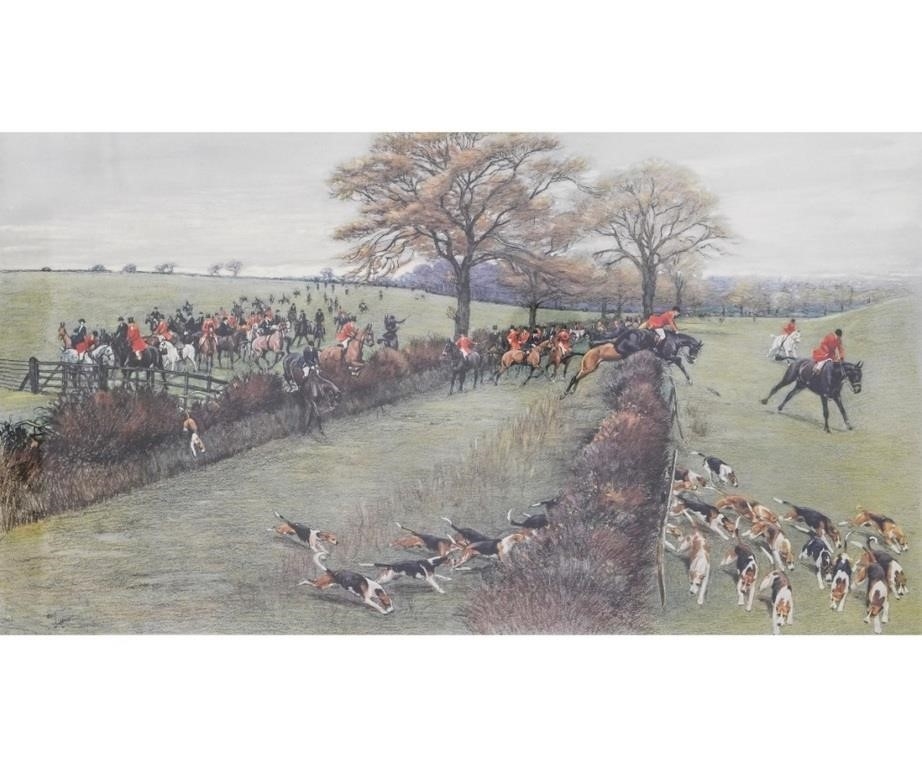 Cecil Aldin | THREE CECIL ALDIN HUNTING SCENES | MutualArt