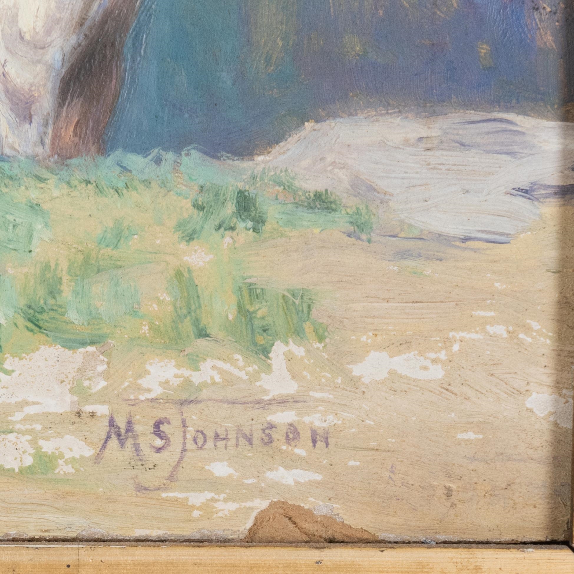 M.S. Johnson | Two Greyhounds | MutualArt