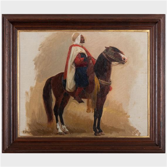 Isadore Alexandre Augustin Pils | Arab Chief on Horseback (Circa 1861 ...