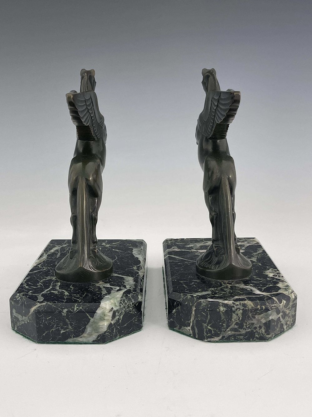 Maurice Frecourt | Pegasus bookends (Circa 1925) | MutualArt