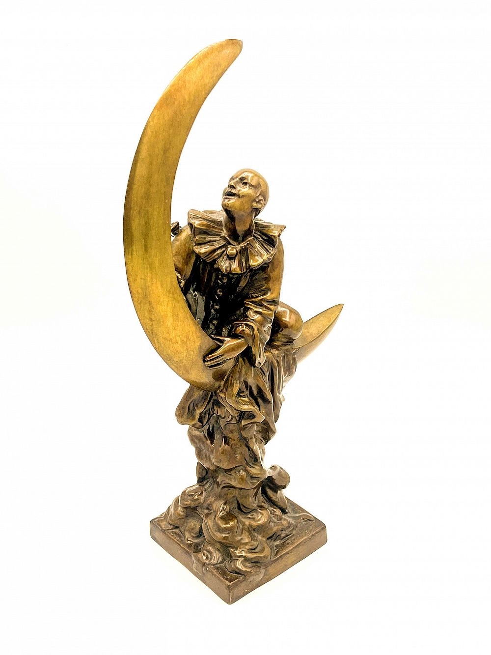 Alfred Jean Foretay | The clown climbing into a crescent moon (Circa ...