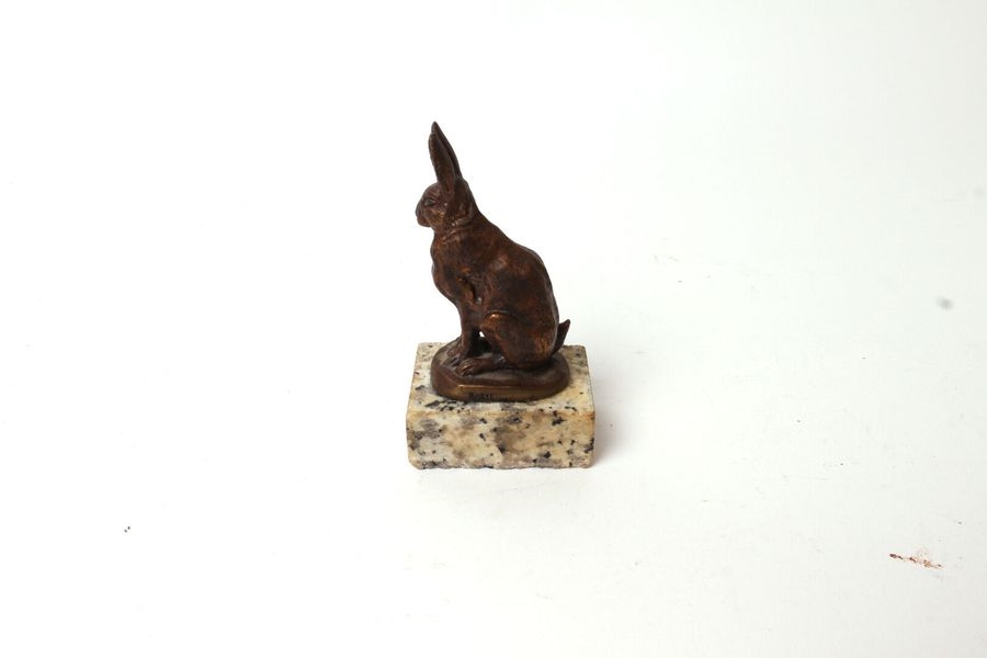 Antoine-Louis Barye | Seated Hare (20th Century) | MutualArt