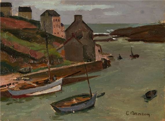 Eugene Corneau | Port of Brittany | MutualArt