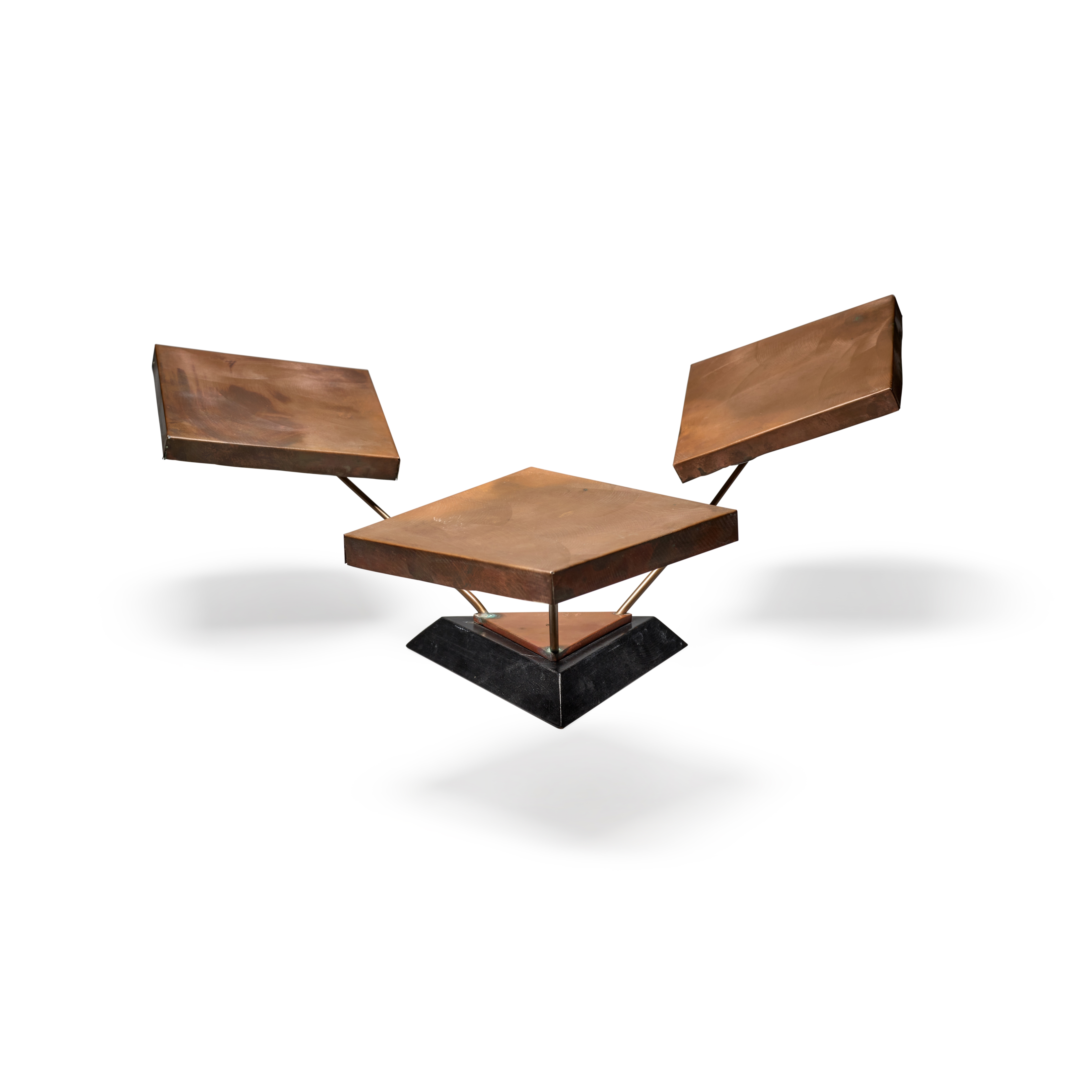 George Rickey | Three Squares Triangle (1989) | MutualArt