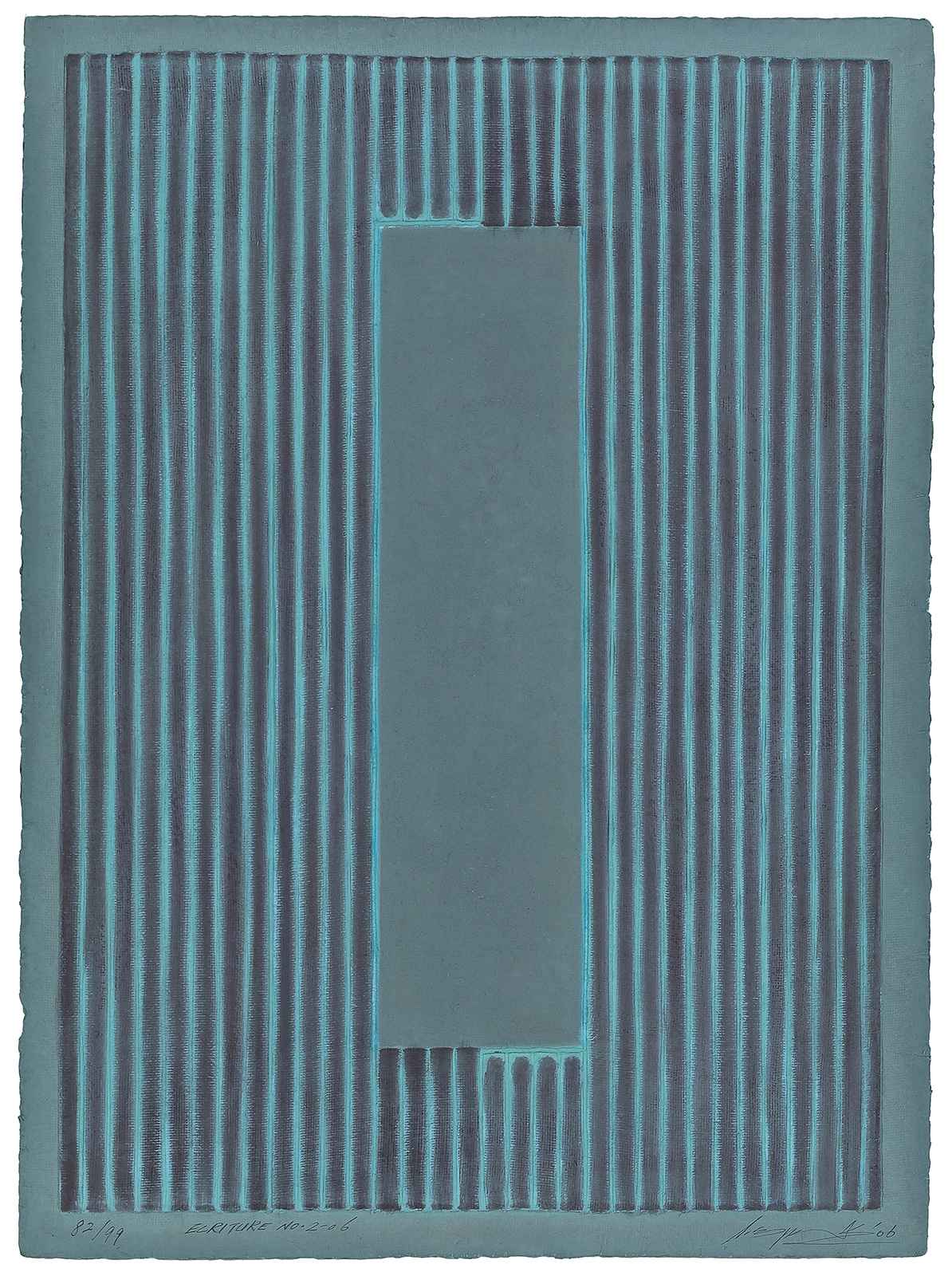 SeoBo Park | Écriture No.2-06 (2006) | MutualArt