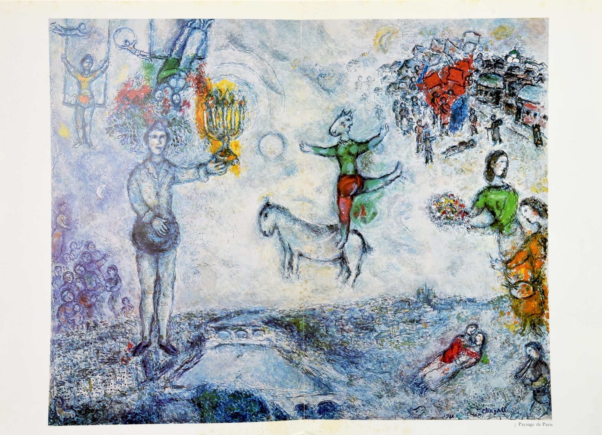 Marc Chagall | SOLEIL AU CHEVAL ROUGE | MutualArt