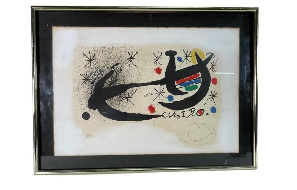 Joan Miró | JOAN MIRO LITHOGRAPH 1969 UND KATALONIEN 1963 | MutualArt