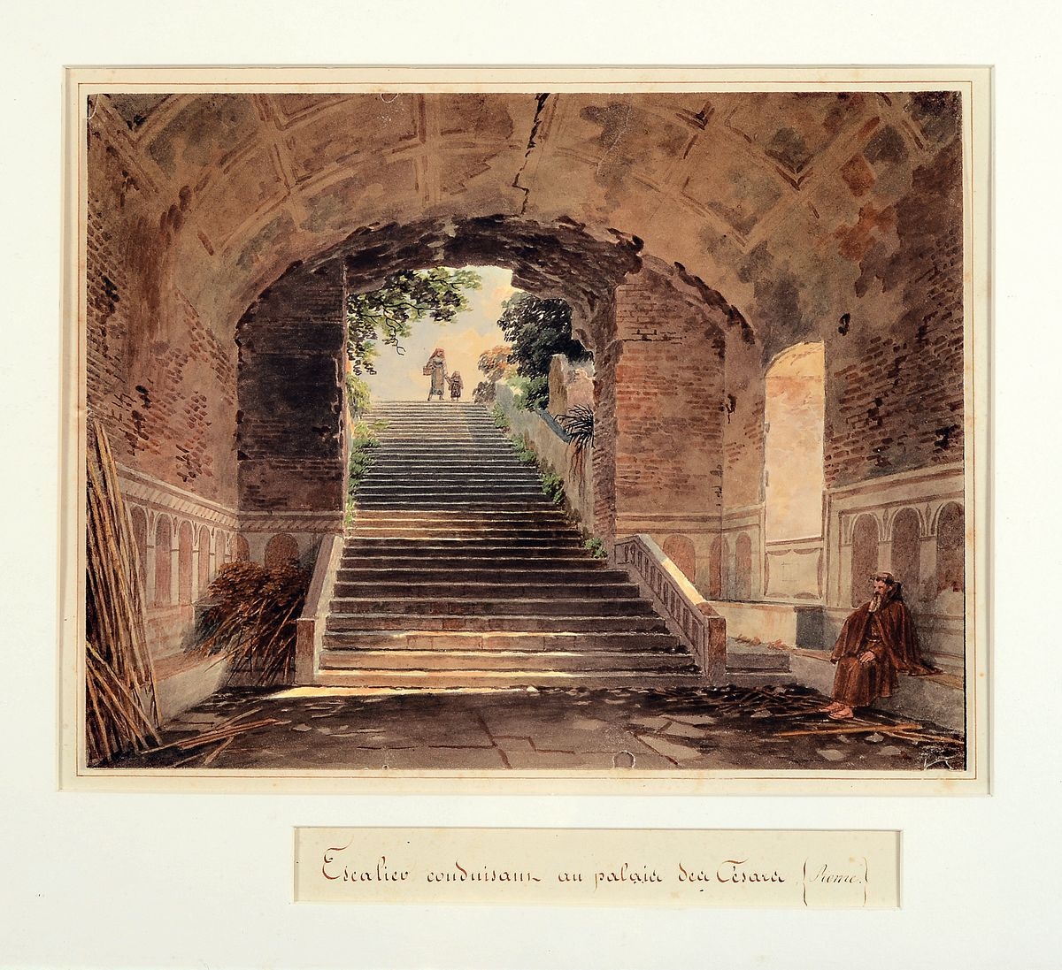 Jean Lubin Vauzelle | student of the architectural painter Hubert ...