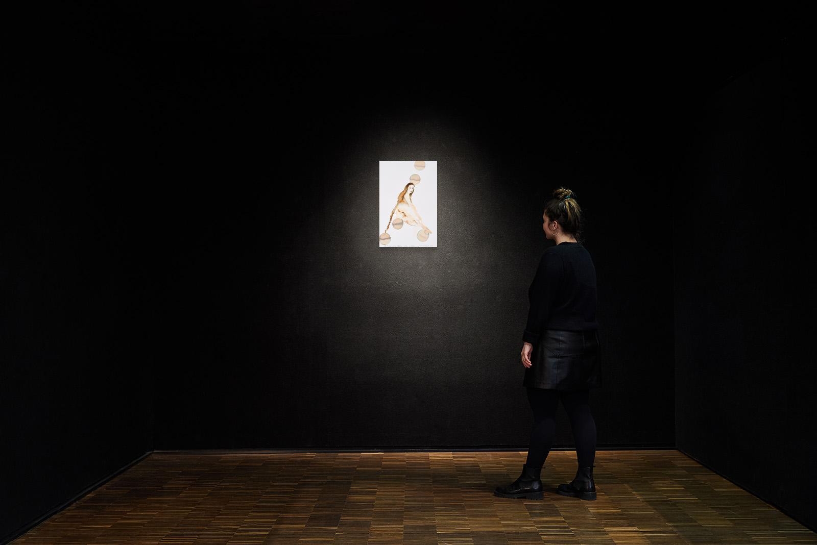 Cornelia Schleime | Untitled (Akt mit langem Zopf) (2011) | MutualArt