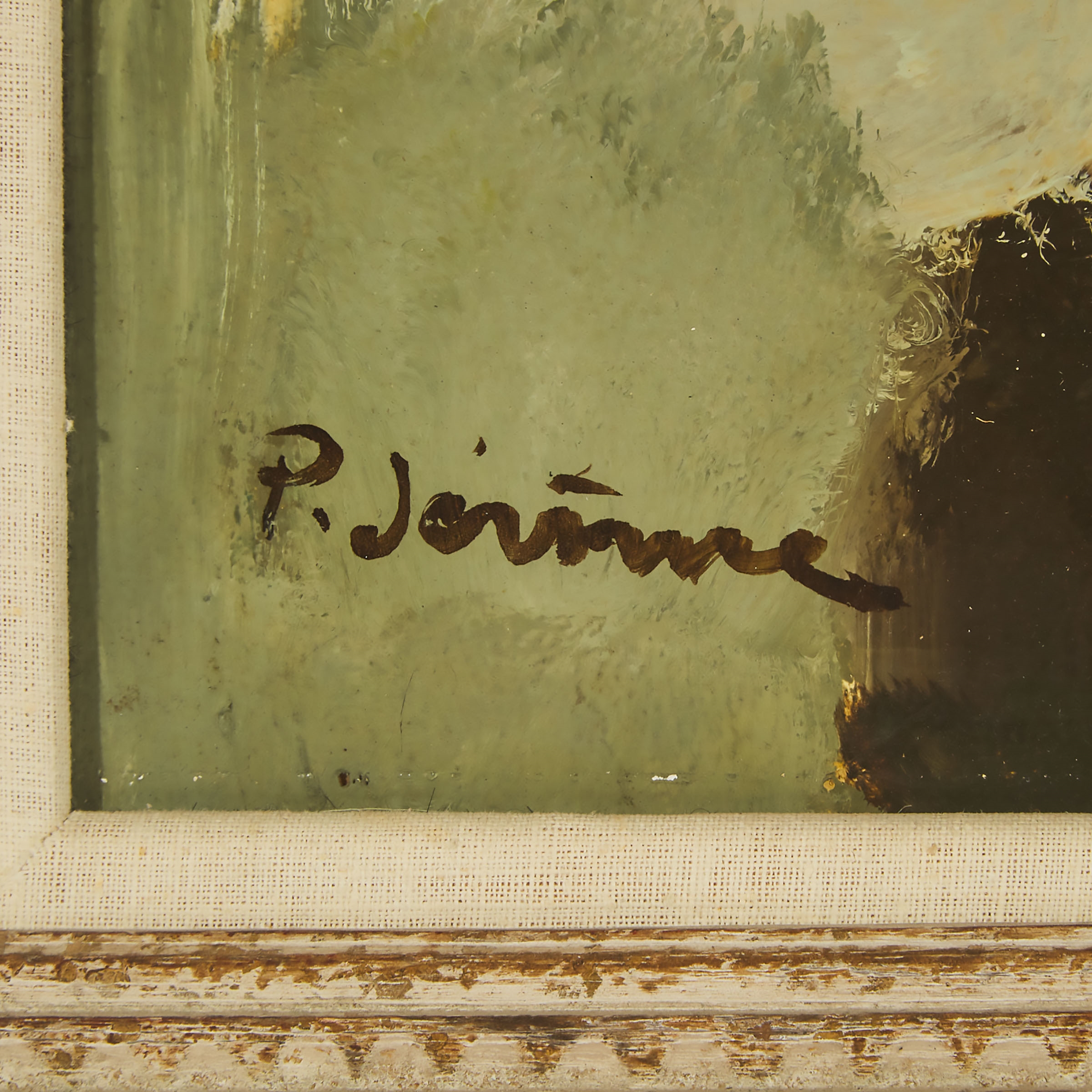 Pierre Jérôme | STILL LIFE WITH WHITE AND LAVENDER GLADIOLI | MutualArt