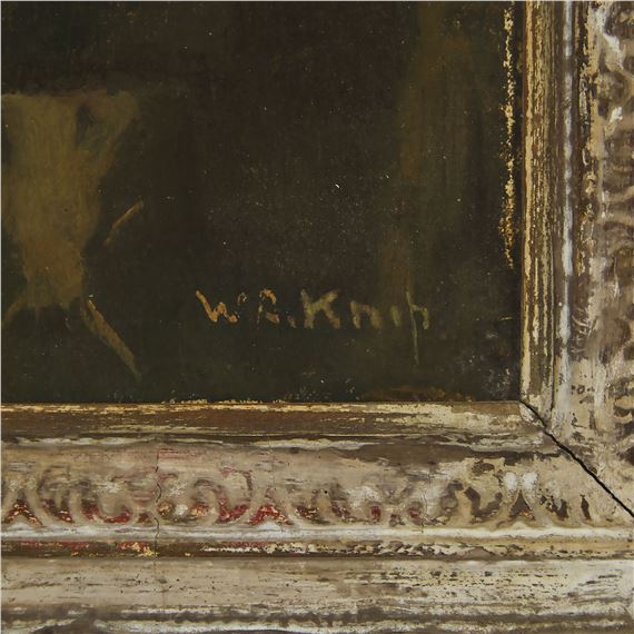 Willem Alexander Knip | CANAL BACKWATER WITH BRIDGE | MutualArt