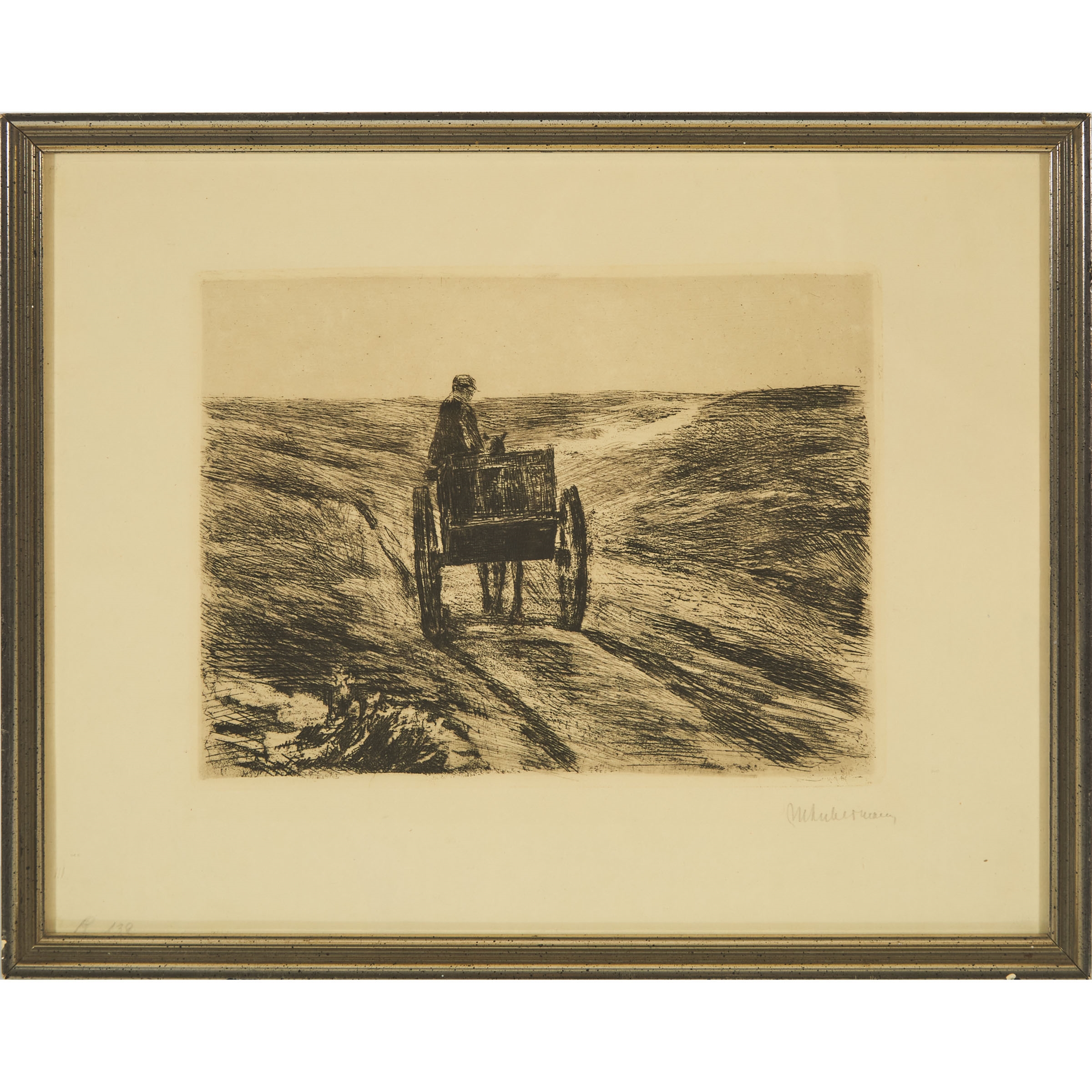 Max Liebermann | KARRE IN DEN DÜNEN | MutualArt