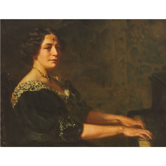 Sigismund Christian Hubert Goetze | PORTRAIT OF MRS. CONSTANCE GOETZE ...