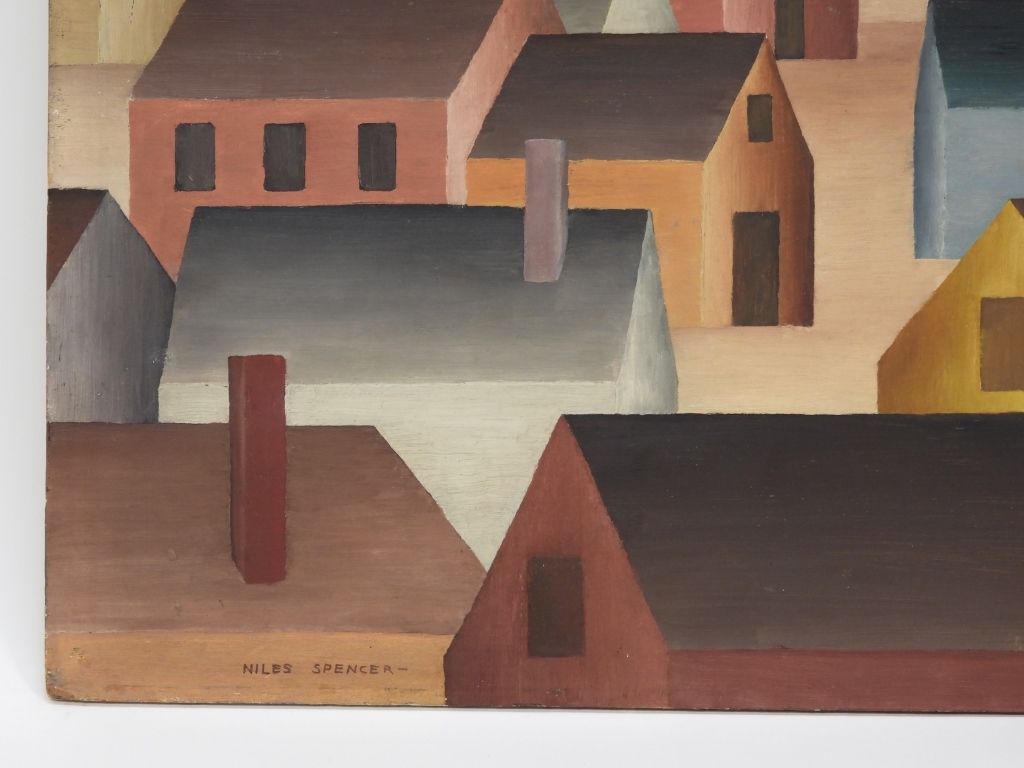 Niles Spencer | Precisionist Town Landscape | MutualArt