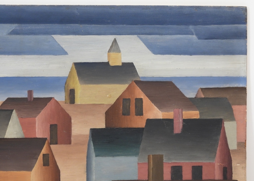 Niles Spencer | Precisionist Town Landscape | MutualArt