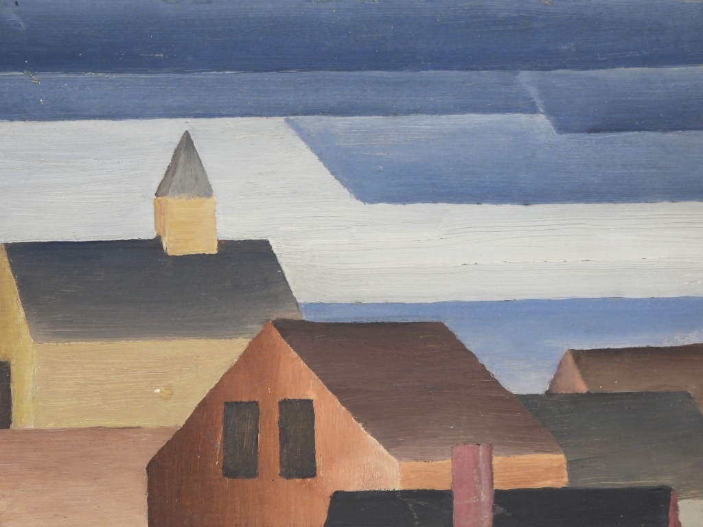 Niles Spencer | Precisionist Town Landscape | MutualArt