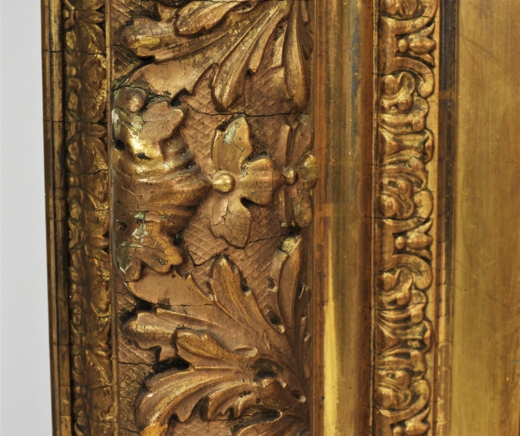 Gustav Adolf Hahn | A darkened hallway beside a snow covered graveyard ...