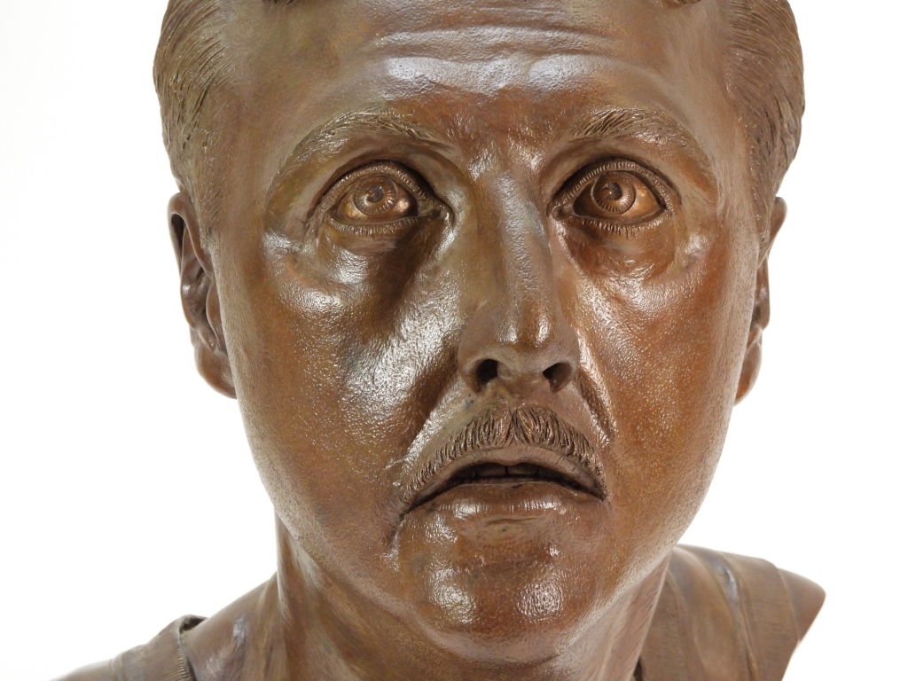 Armand LaMontagne | Life Size Larry Bird Bronze Bust | MutualArt