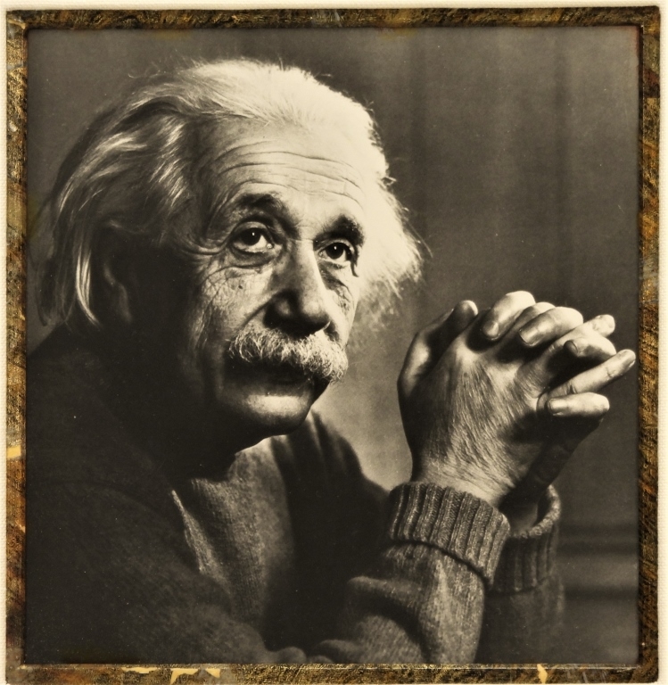 Albert Einstein | A portrait print of Albert Einstein, an original ...