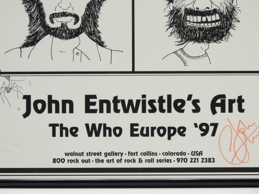 John Entwistle | The Who Tour Poster (1997) | MutualArt