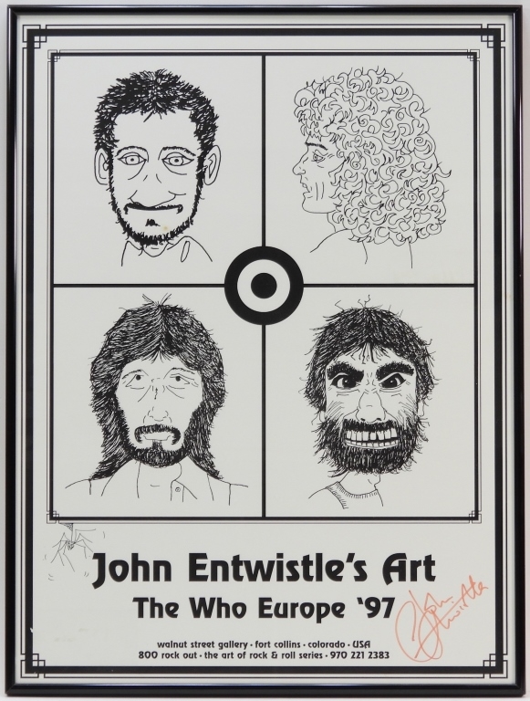 John Entwistle | The Who Tour Poster (1997) | MutualArt