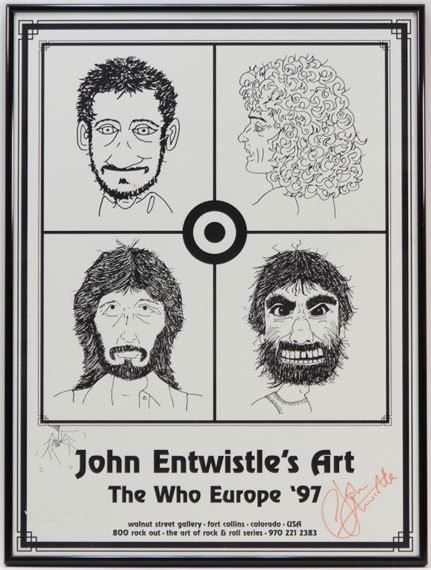 John Entwistle | The Who Tour Poster (1997) | MutualArt