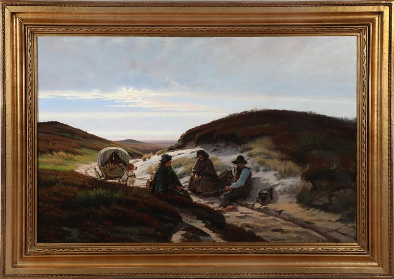 Hans Ludvig Smidth | A conversation on the heath | MutualArt