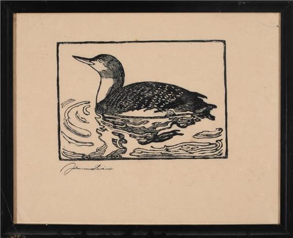 Johannes Larsen | A loon | MutualArt