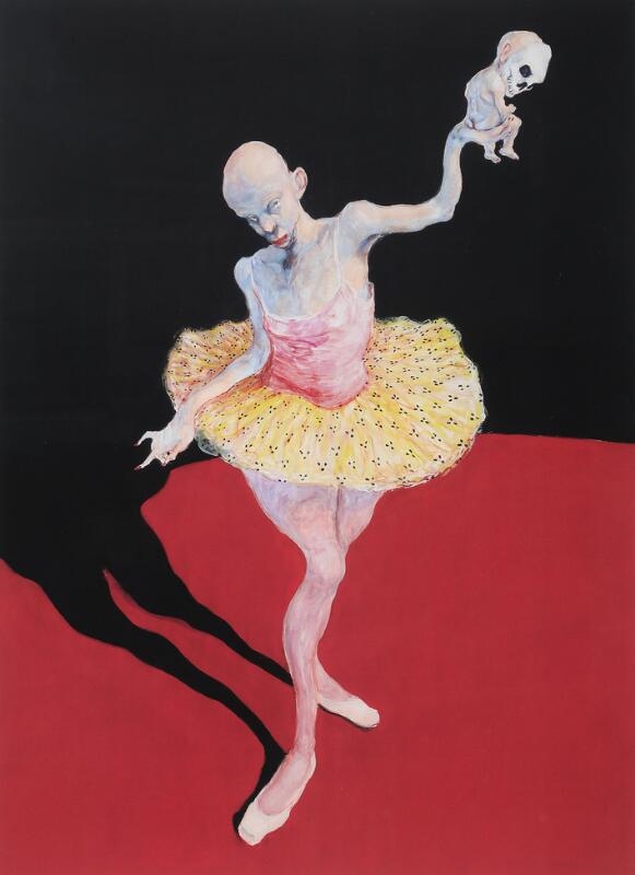 Michael Kvium | Double dance | MutualArt