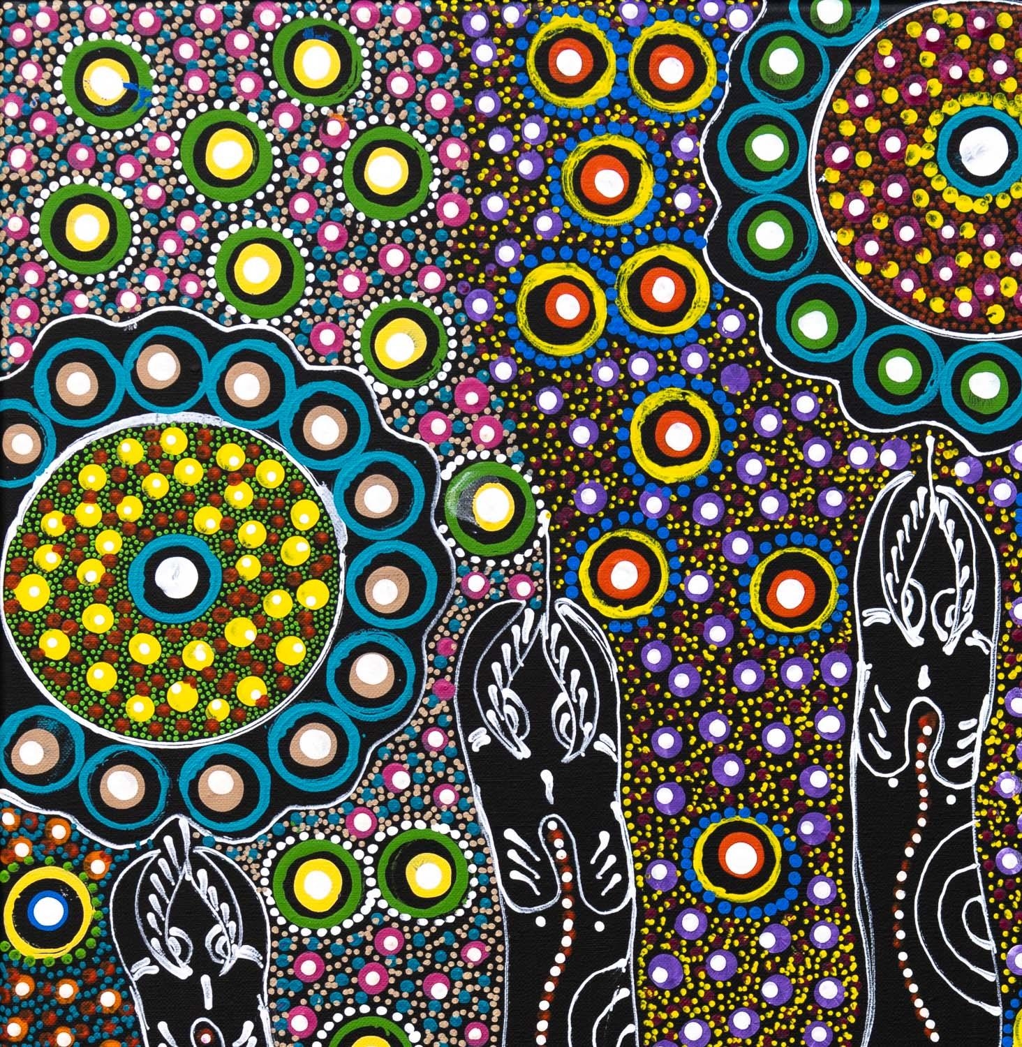 Cindy Wallace Nungurrayi | Dreamtime Sisters (2021) | MutualArt