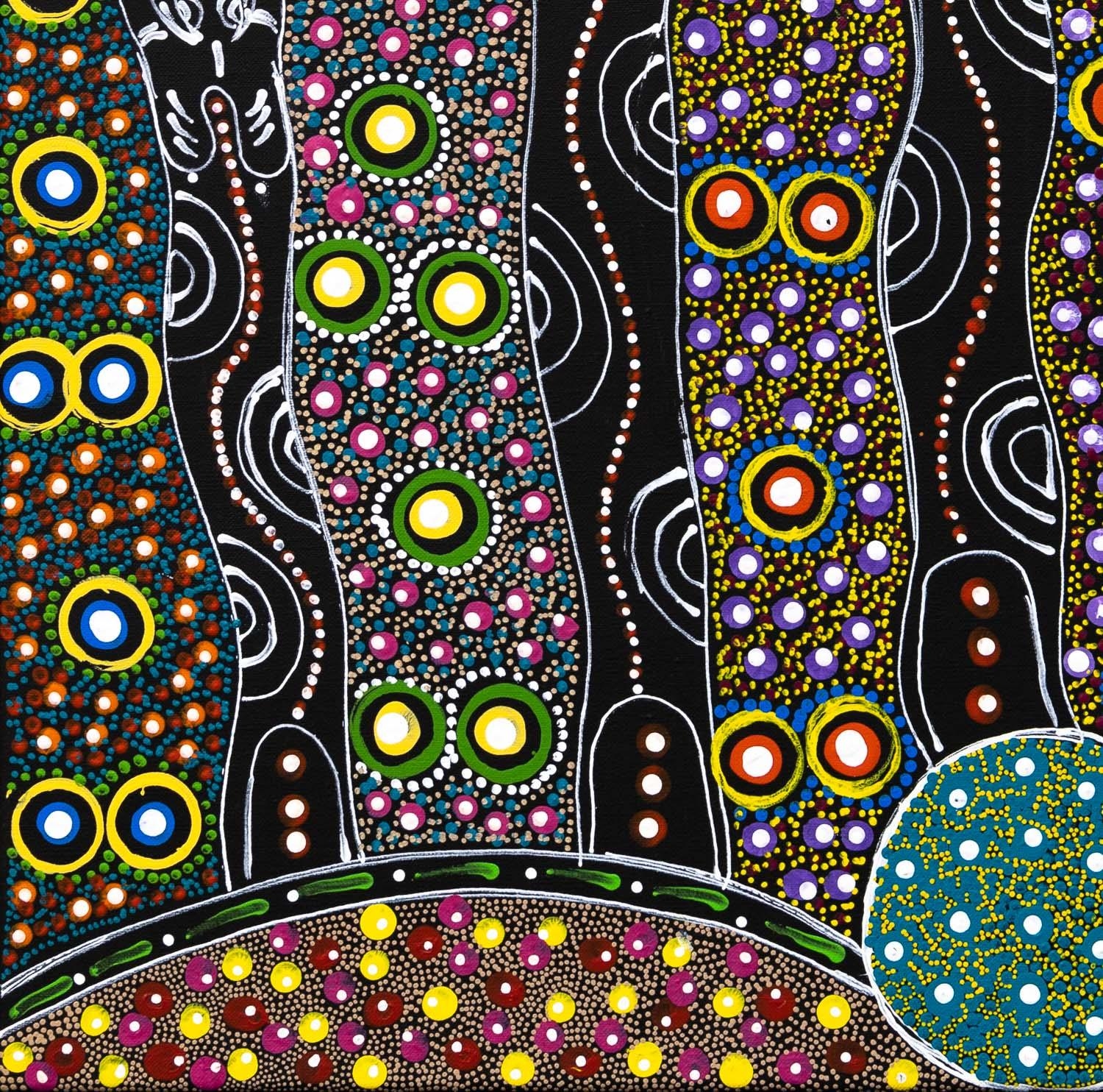 Cindy Wallace Nungurrayi | Dreamtime Sisters (2021) | MutualArt