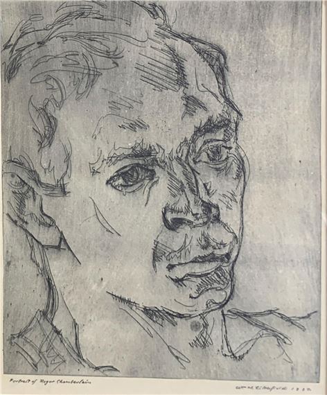 William Horace Littlefield | Portrait of Robert Chamberlain (1937 ...