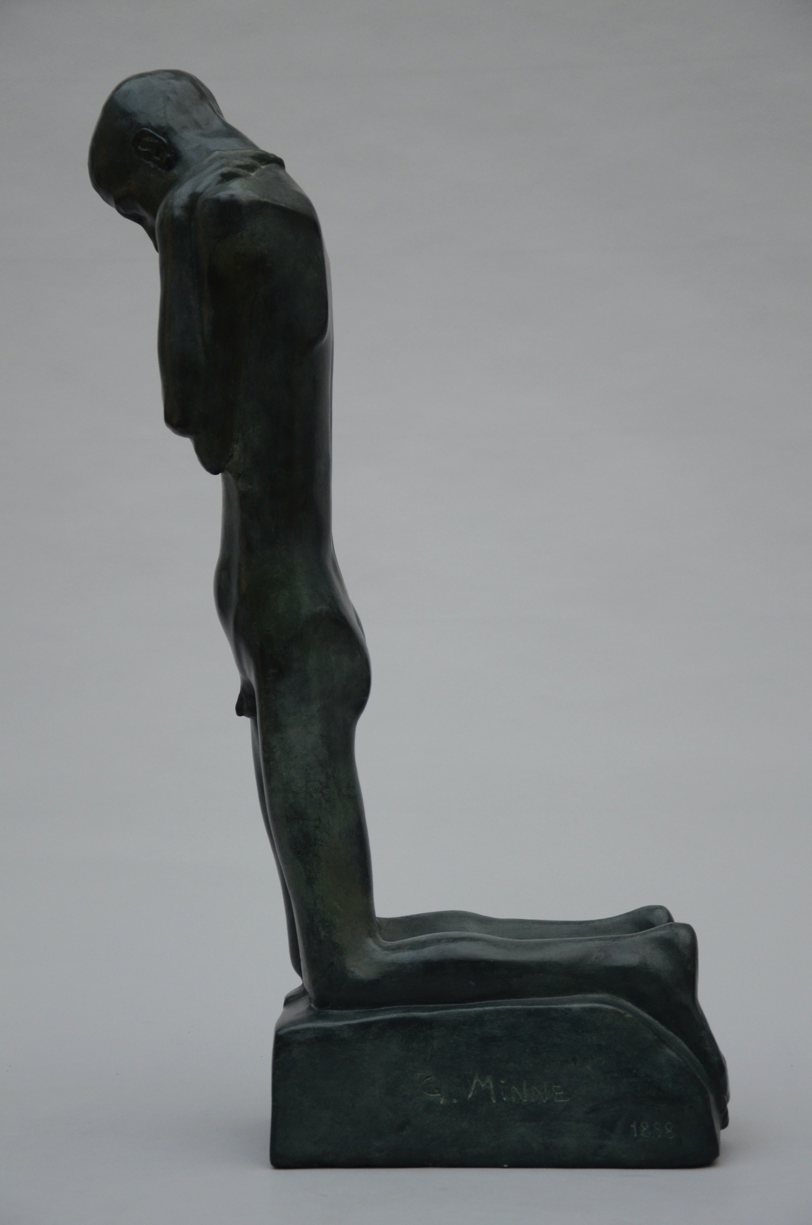 George Minne | kneeling young boy | MutualArt