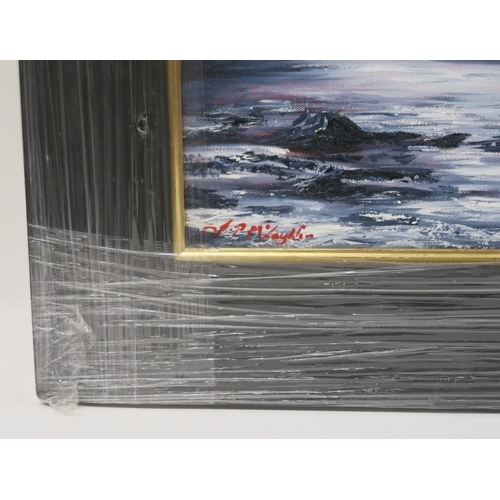 J. P. McLaughlin | SALTIRE ON STORMY SHORE | MutualArt