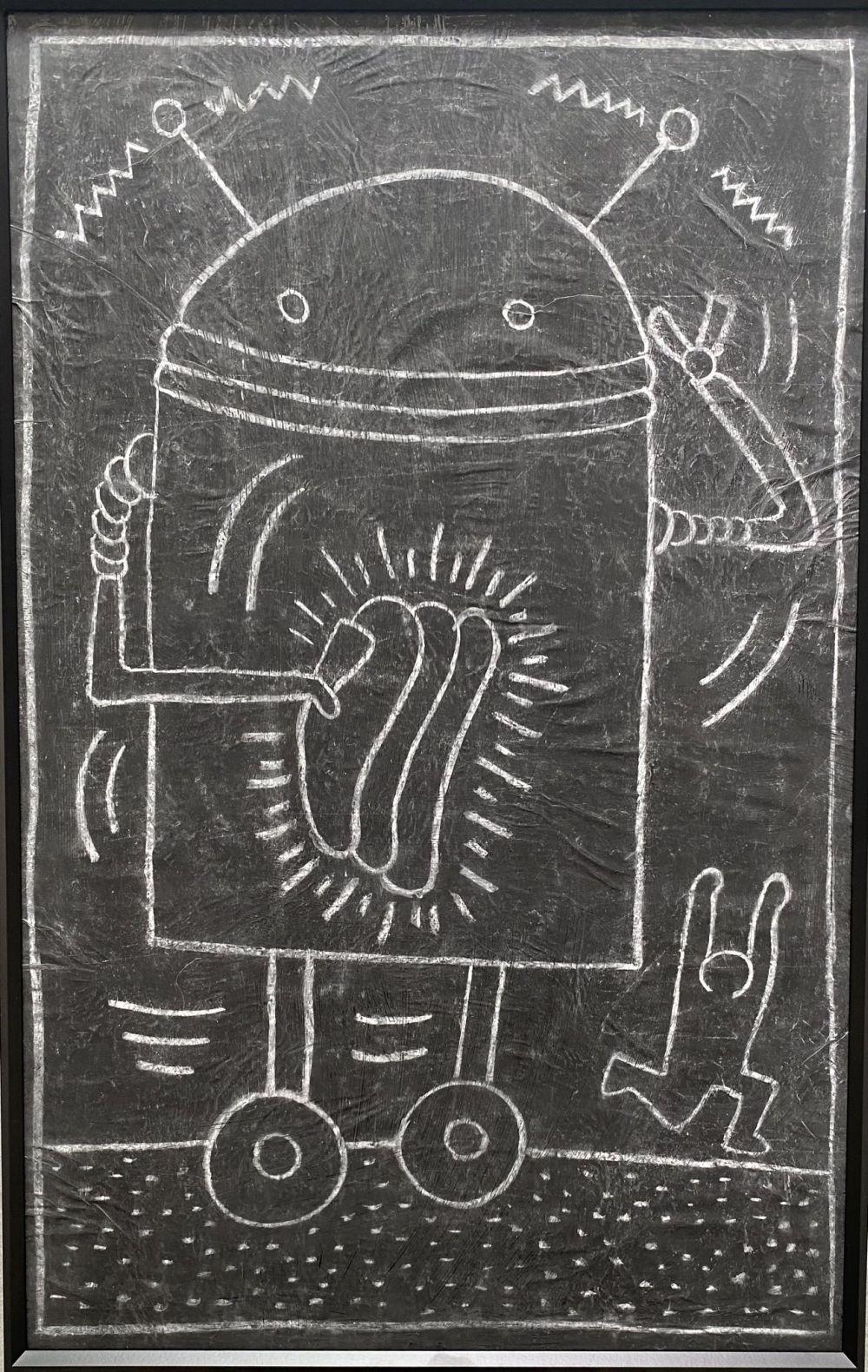 Keith Haring | Subway Drawing Robot (Circa 1980) | MutualArt