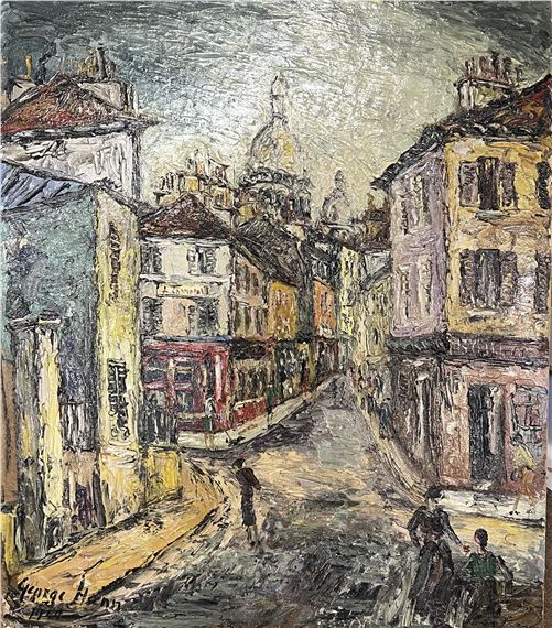 George Hann | Street scene | MutualArt