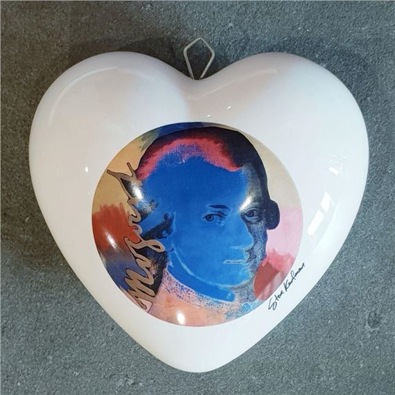 Steve Kaufman | Mozart Heart | MutualArt