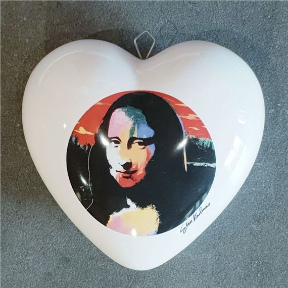 Steve Kaufman | Monna Lisa Heart | MutualArt