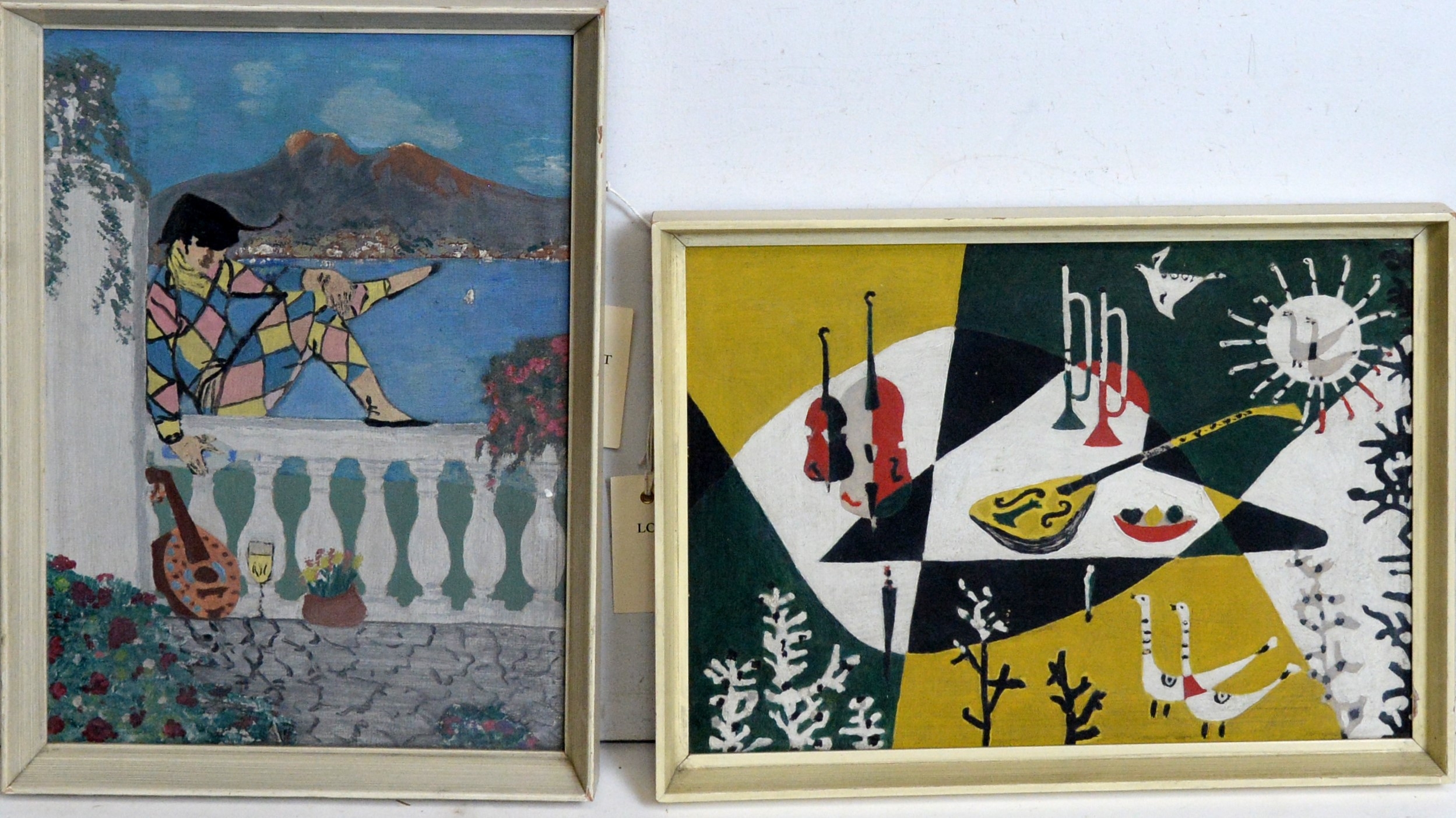 David Hinge | Musical Harmony, and; Harlequin Repose | MutualArt