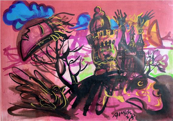 Antoni Sulek | St Mary's Lighthouse with Beckoning Crab, and Cerise ...