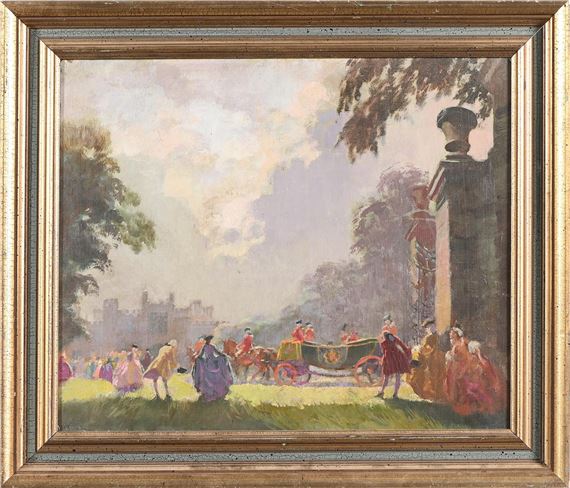 British School, 20th Century | Arrival of the Prince Regent | MutualArt